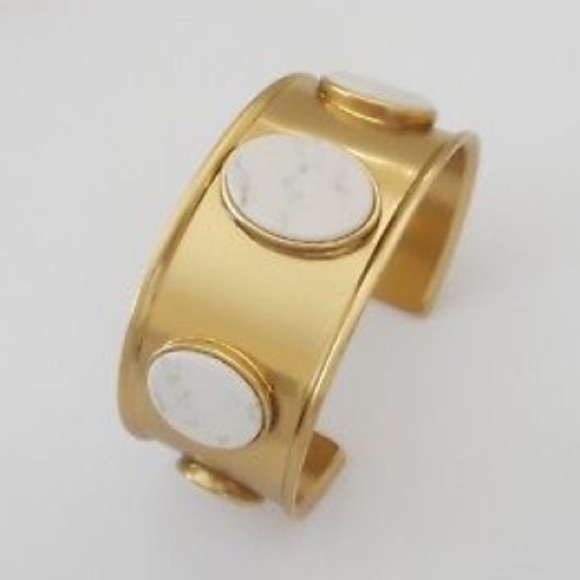 kate spade | Jewelry | Kate Spade Gold Marble Cuff | Poshmark